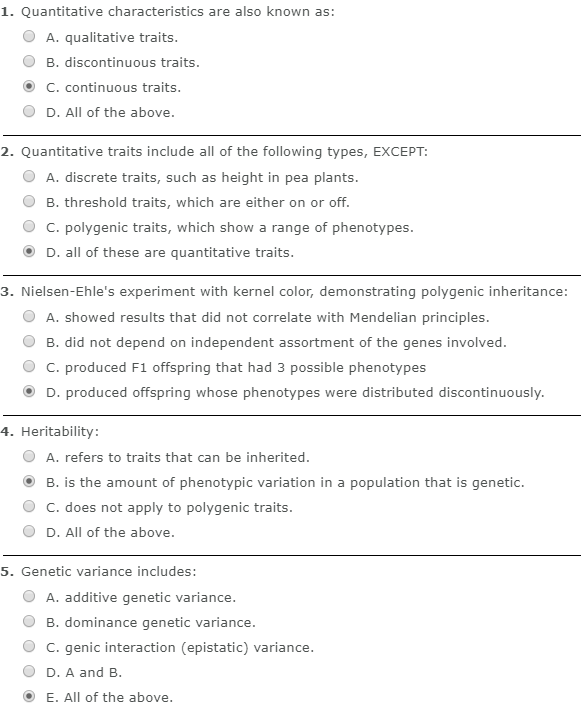 Solved 1) Quantitative characteristics are also known as: 2) | Chegg.com
