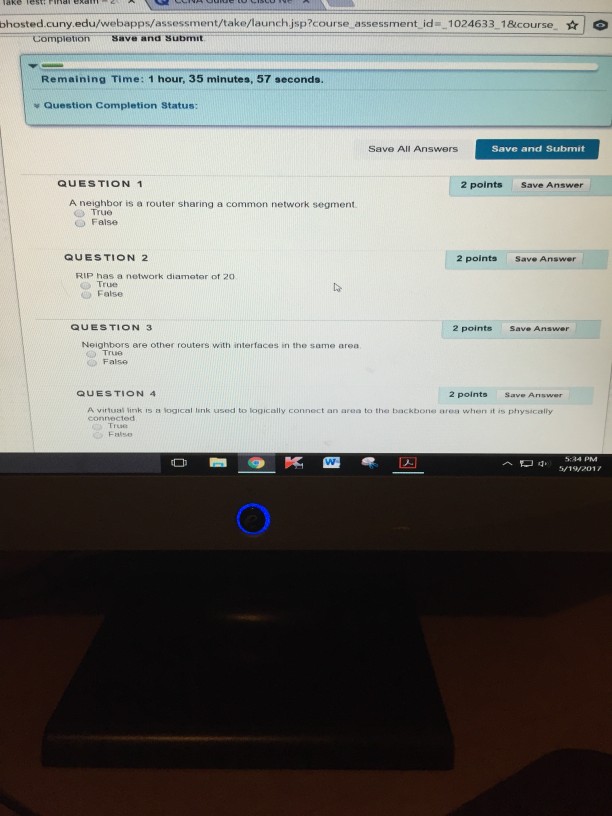 Solved hosted cuny.edu/webapps/asses | Chegg.com