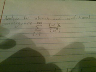 Solved Analyze for absolute and conditional convergence | Chegg.com