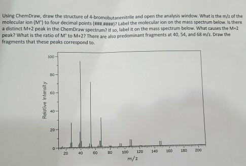 Solved Using ChemDraw, draw the structure of | Chegg.com