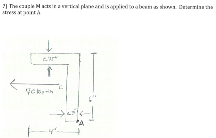 Solved The couple M acts in a vertical plane and is applied | Chegg.com