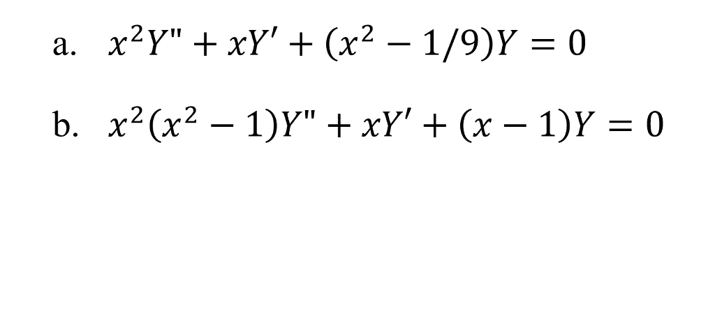 Solved (10 points) IDENTIFY and CLASSIFY the singular points | Chegg.com