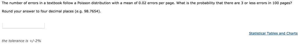 Solved The number of errors in a textbook follow a Poisson | Chegg.com