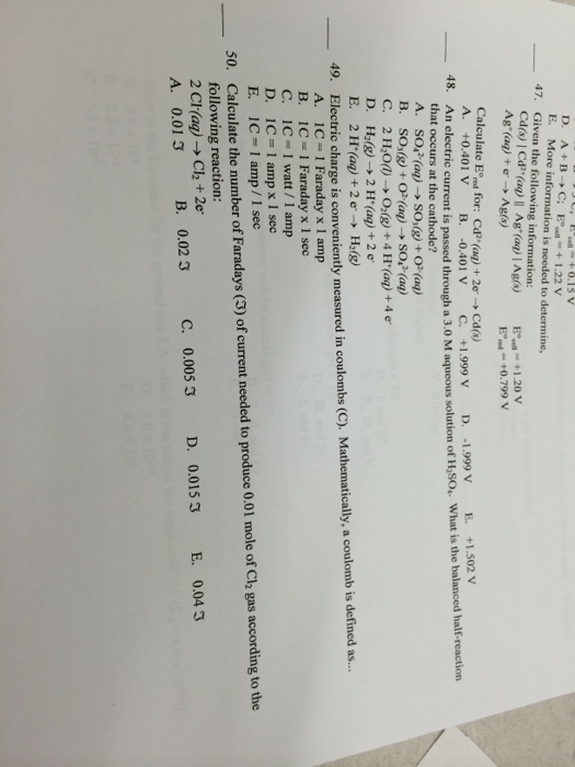 Solved Given the following information: Cd(s) | Cd2+(aq) || | Chegg.com