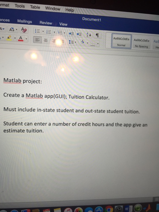 Solved Matlab Project Create A Matlab Appgui Tuition 5421