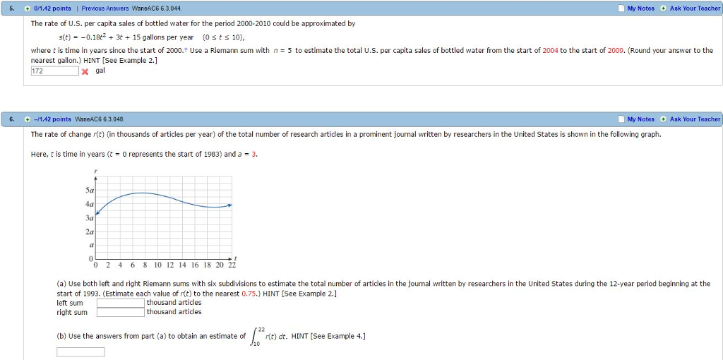 Solved I have these two questions left on my final review | Chegg.com