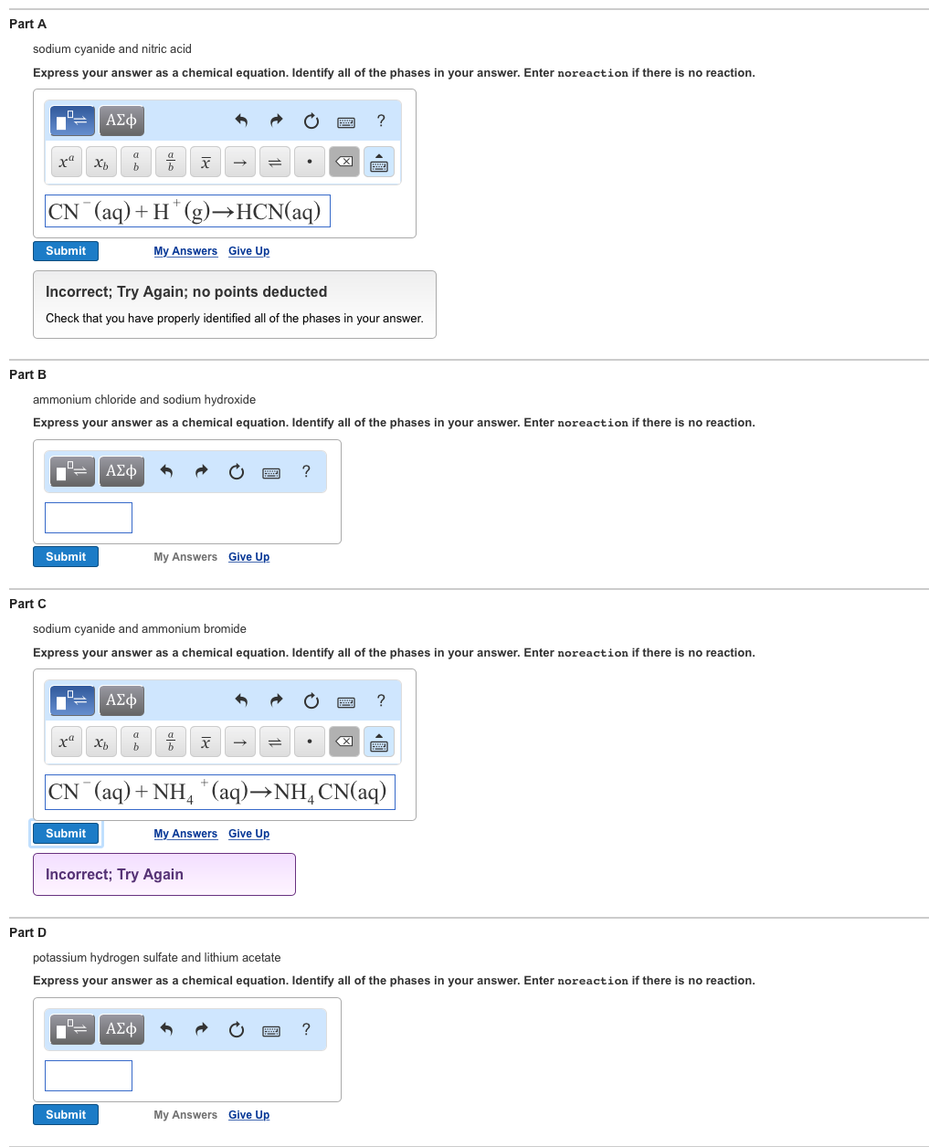 Solved Write Net Ionic Equations For The Reactions That Take Chegg