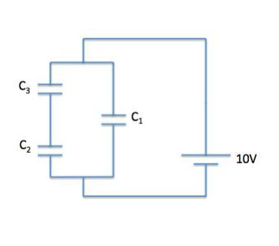 Solved You are given the following circuit with: V = 10 V, | Chegg.com