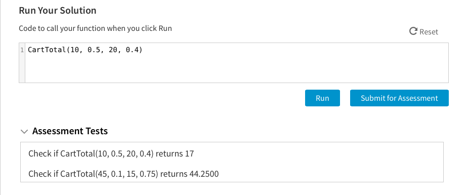 Function call in expression: Reduced pricing Write a | Chegg.com