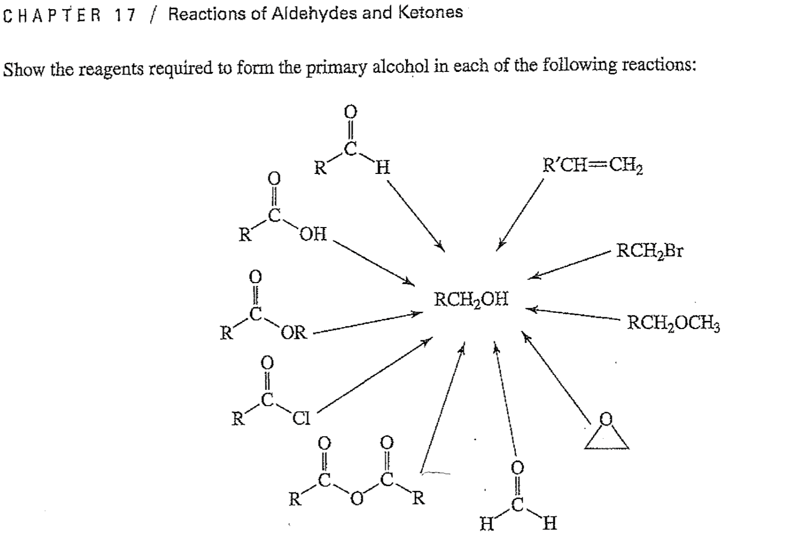Solved Show the reagents required to form the primary | Chegg.com