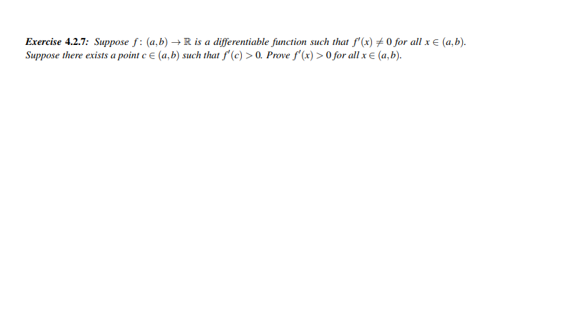Solved Exercise 4 2 7 Suppose F A B R Is A
