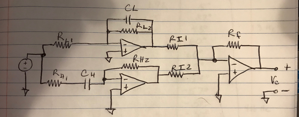 Solved Solve the symbolic transfer function for the | Chegg.com