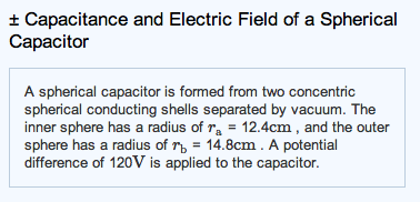 Solved A spherical capacitor is formed from two concentric | Chegg.com