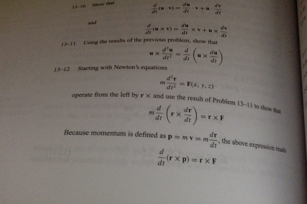 Solved du dv 13-10 Show that and du dv dr Using the results | Chegg.com