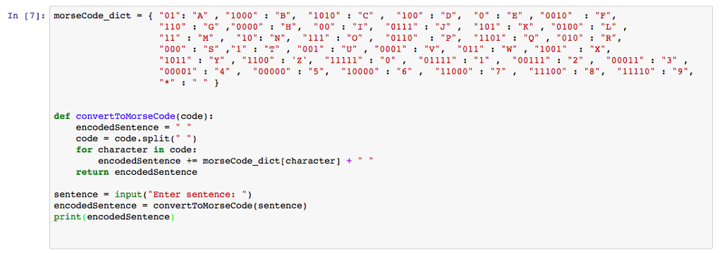 Solved Enter sentence: 100 10 Traceback (most recent call | Chegg.com