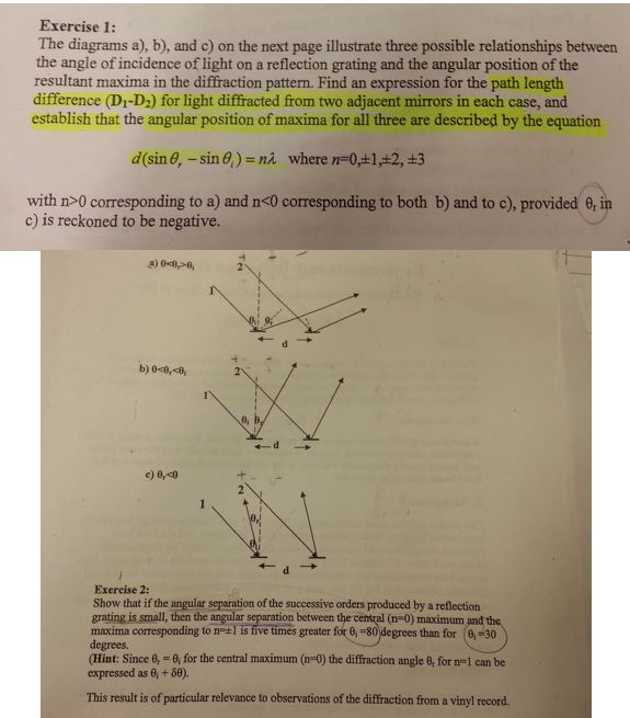Show that if the angular separation of the successive | Chegg.com