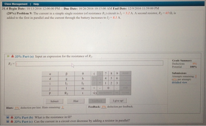 Solved Problem 9 Parts A,B,C | Chegg.com