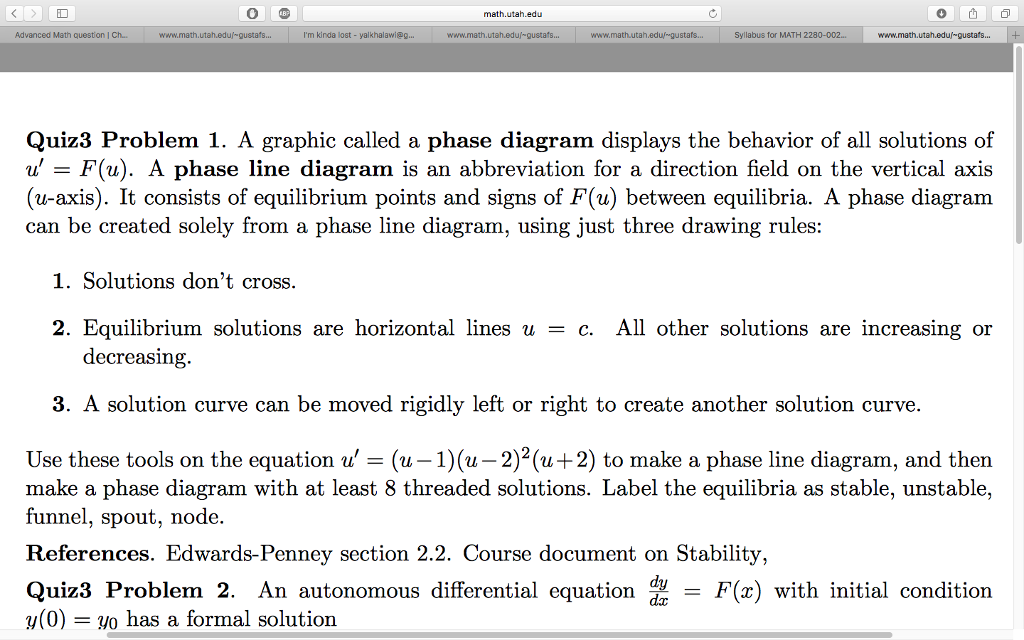Solved A graphic called a phase diagram displays the | Chegg.com