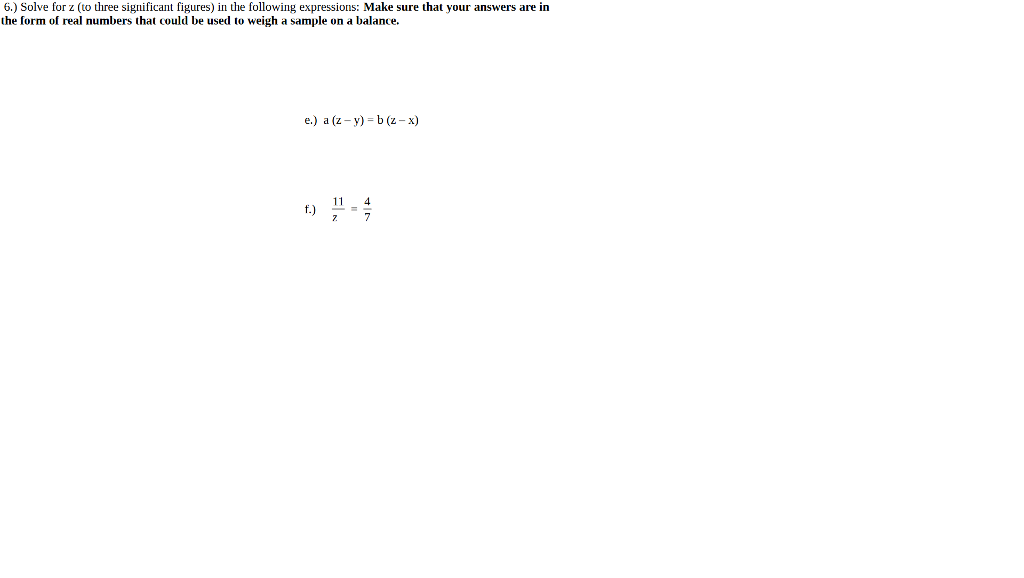 solved-6-solve-for-z-to-three-significant-figures-in-the-chegg