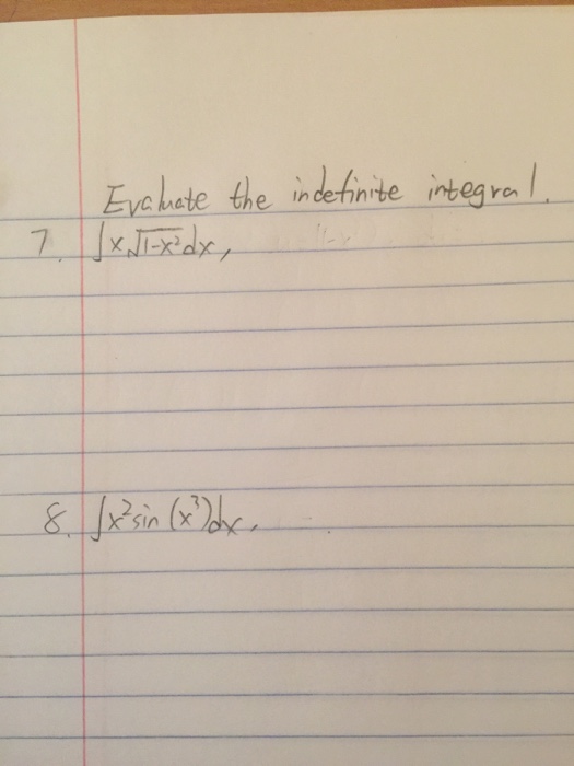 Solved Evaluate the indefinite integral | Chegg.com Solved Evaluate the indefinite integral | Chegg.com