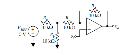 Solved A slightly modified version of an inverting | Chegg.com