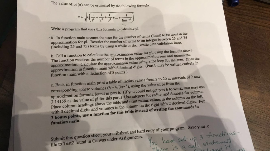 Solved The value of pi (r) can be estimated by the following | Chegg.com