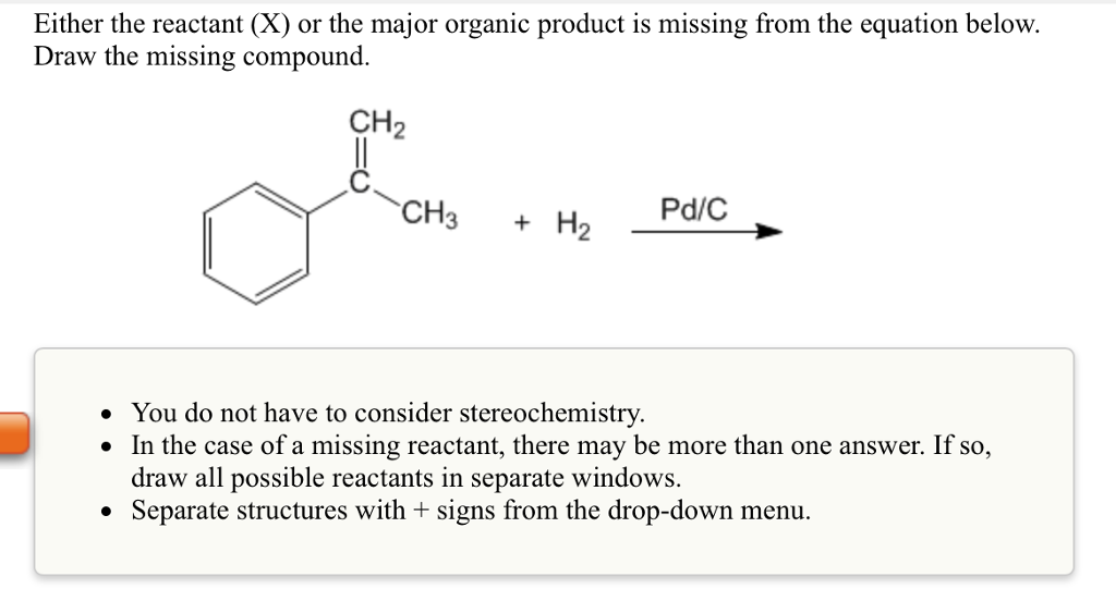 Solved Draw the structure of the major organic product of | Chegg.com