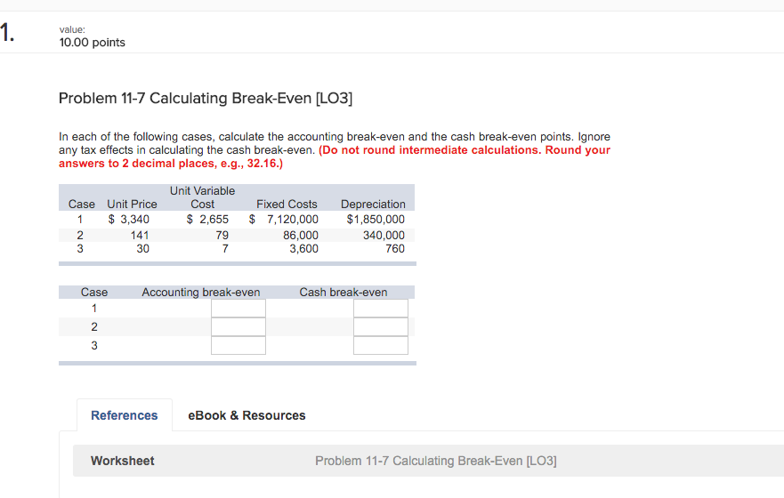 Solved In each of the following cases, calculate the | Chegg.com