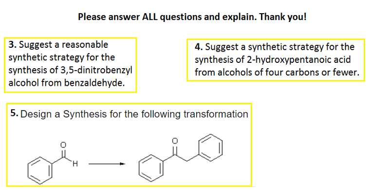 Solved Suggest a reasonable synthetic strategy for the | Chegg.com