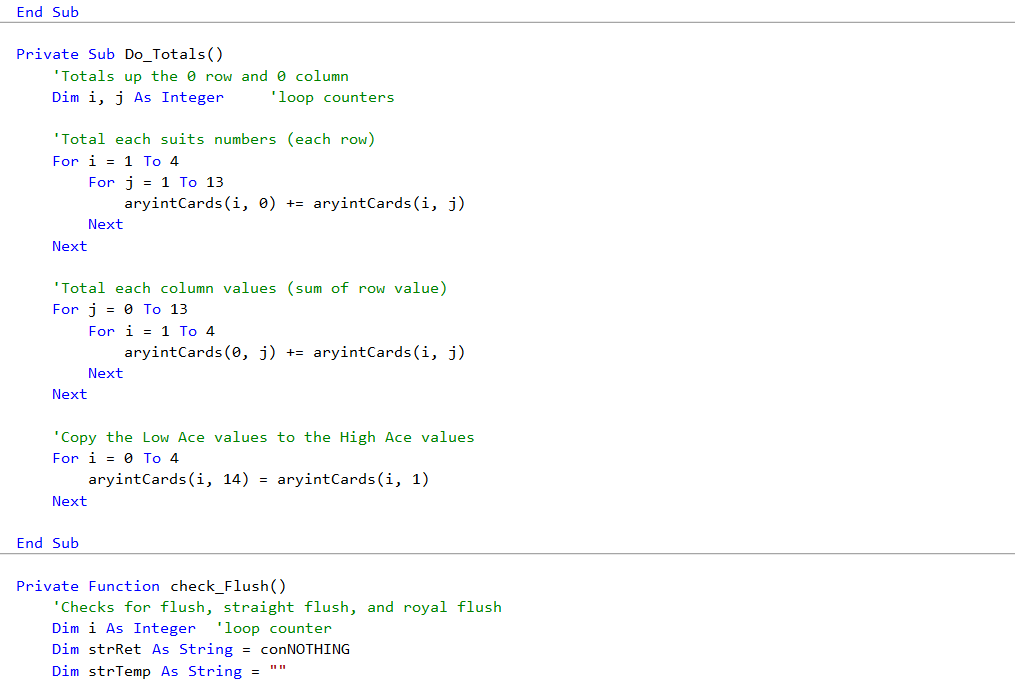 Visual Basic Coding Help! I need to show what kind | Chegg.com