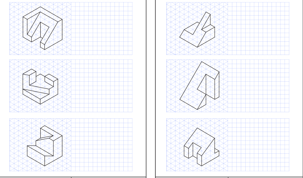 Solved Draw the Front, Side & Top view of the block | Chegg.com