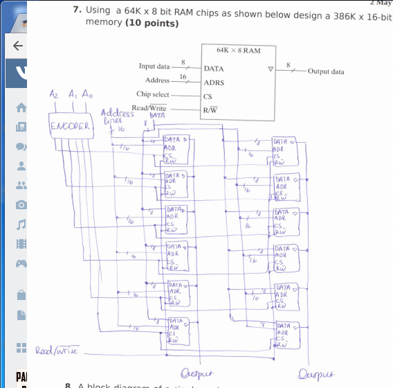Solved Here why 3 inputs to encoder? And to find the number | Chegg.com