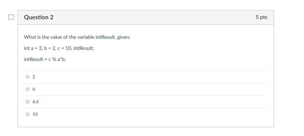 Solved Question 1 5 pts Which of the following is NOT a | Chegg.com