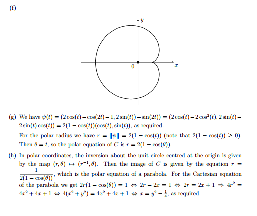 Solved 3. Find the curvature of the cardioid given by the | Chegg.com