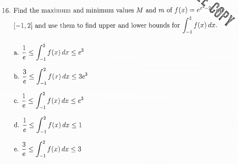 Solved Find the maximum and minimum values M and m of f(x) = | Chegg.com