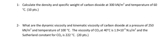 Solved Calculate the density and specific weight of carbon | Chegg.com