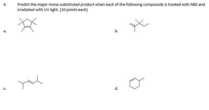 Solved Predict the major mono-substituted product when each | Chegg.com