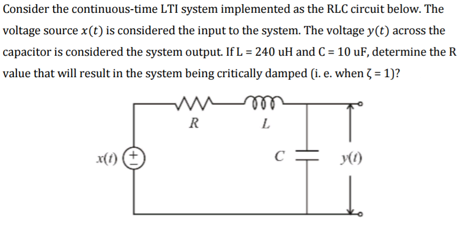 Solved Consider the continuous-time LTI system implemented | Chegg.com