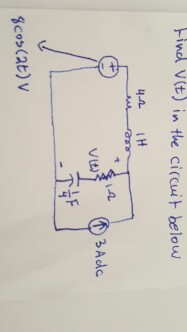 Solved Find v(t) in the circuit below | Chegg.com