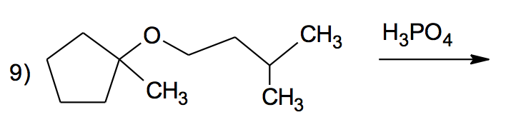 Solved CH3 H3PO 9) CH3CH3 | Chegg.com