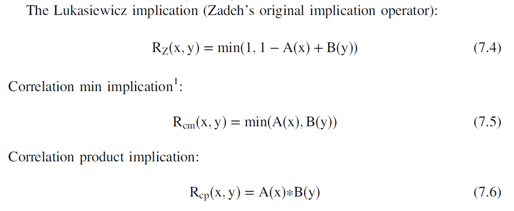 The Lukasiewicz implication (Zadeh's original | Chegg.com