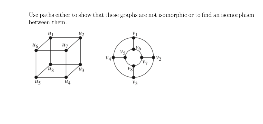 Solved Use paths either to show that these graphs are not | Chegg.com