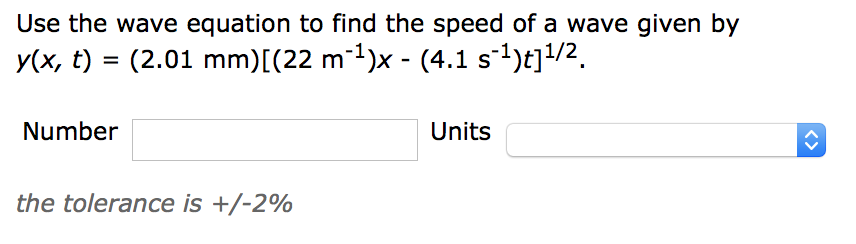 Solved Use the wave equation to find the speed of a wave | Chegg.com