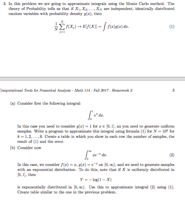 3. In this problem we are going to approximate | Chegg.com