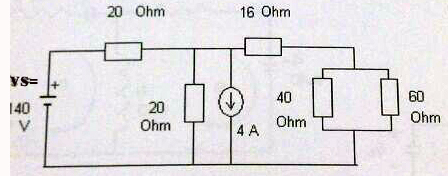 Solved Find the power (P 16 Ohm) in the 16 Ohm resistor | Chegg.com