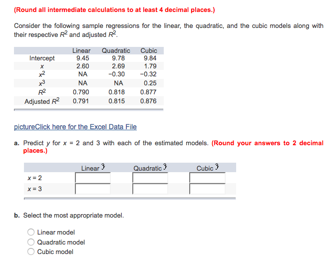 Solved (Round all intermediate calculations to at least 4 | Chegg.com