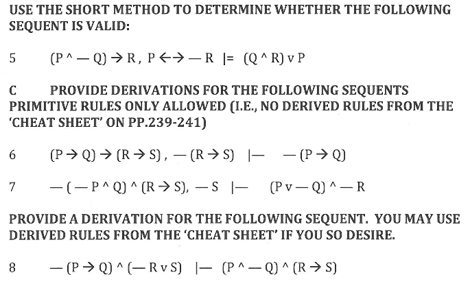 Solved USE THE SHORT METHOD TO DETERMINE WHETHER THE | Chegg.com