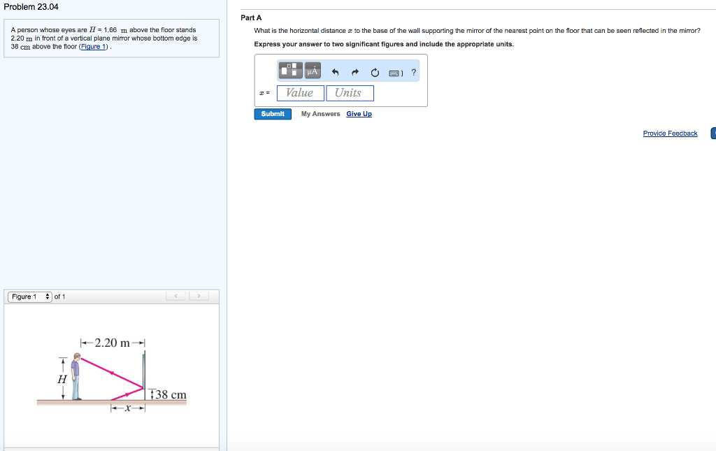 Solved Problem 23.04 Part A whose eyes are II 1.66 n above | Chegg.com