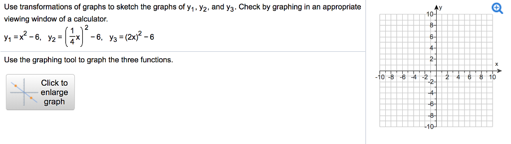 Solved Use transformations of graphs to sketch the graphs of | Chegg.com