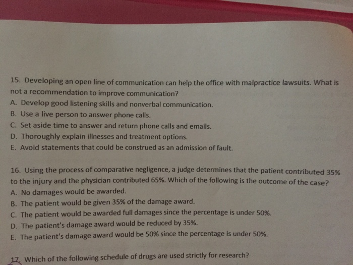 Solved Developing an open line of communication can help the | Chegg.com